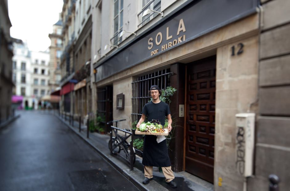 Sola – restaurant gastronomique étoilé – japonais – Paris Frivole